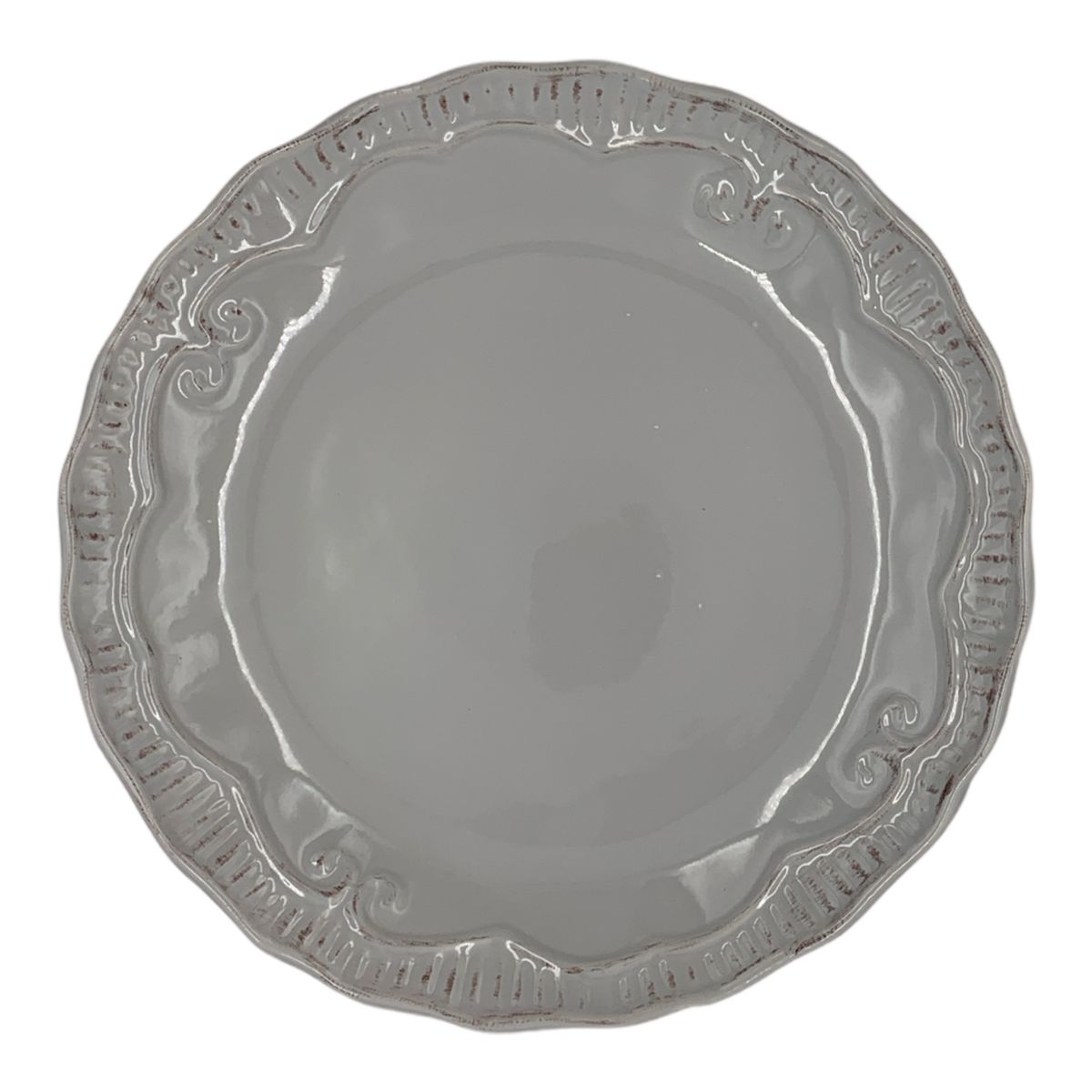 Charming Embossed Reactive Assorted Dinner Plates 6 Piece 28cm | Shop ...