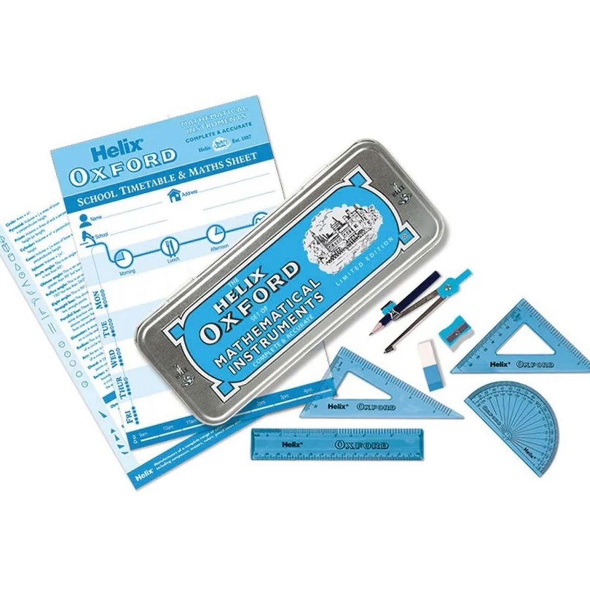 Oxford Maths Set 10 Piece Blue Limited Edition x 2 | Shop Today. Get it ...