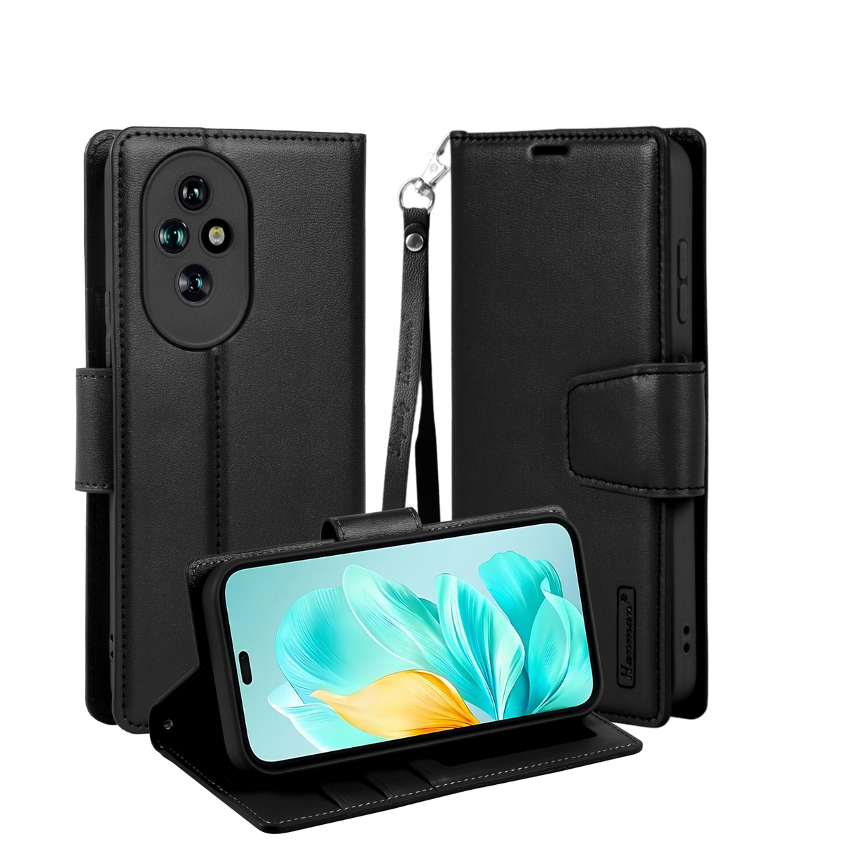 Hanman Classic Flip Leather Wallet Cover for Honor 200 5G | Shop Today ...