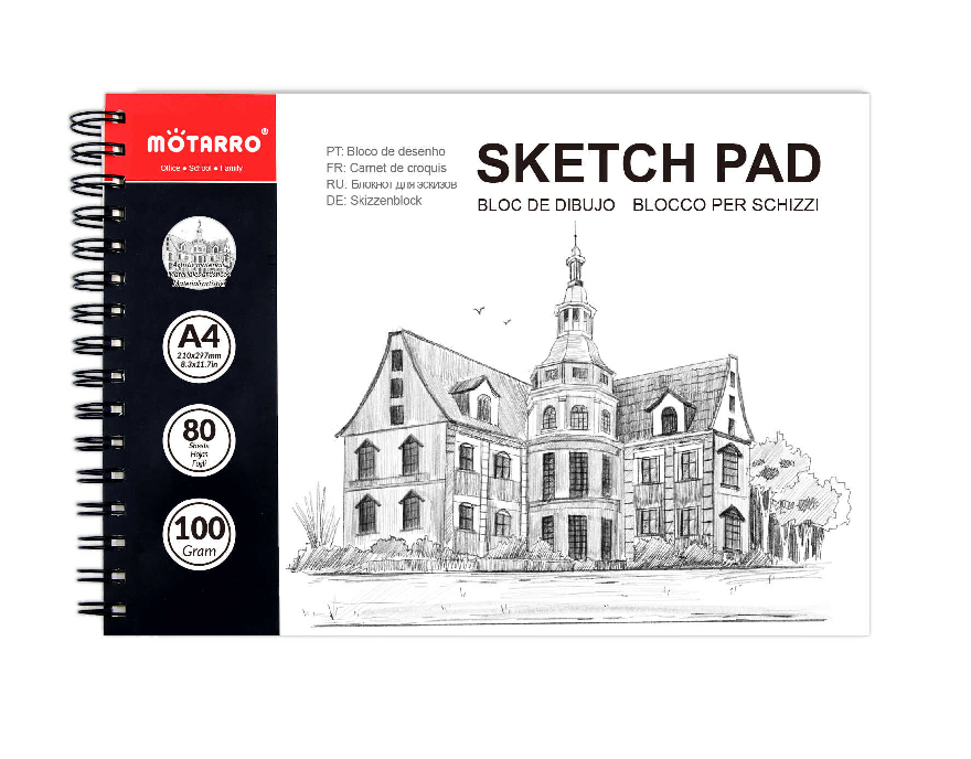 5 Page Drawing Notebook A4 Color Sketchbook Watercolor Paper 160g ...