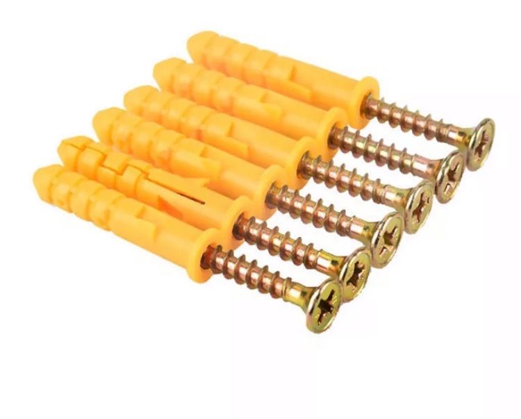 50 Piece of 6x100 Fisher Plug Nails in Anchor Expansion Bolt | Shop ...