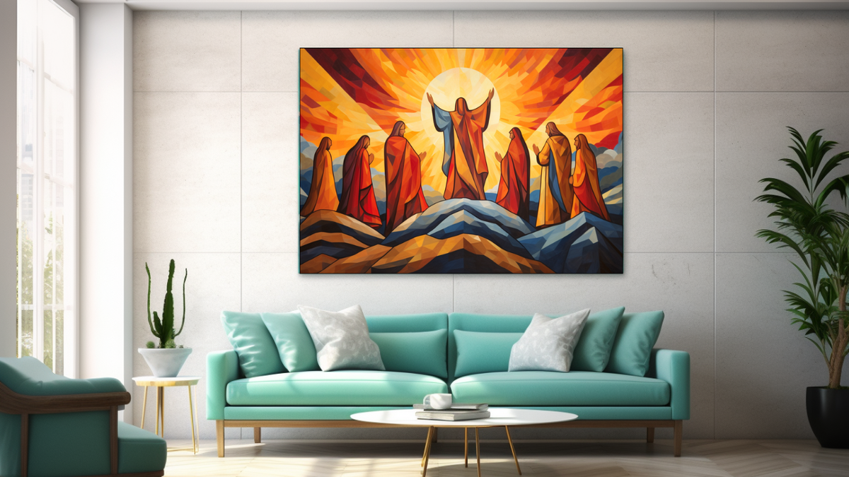 Canvas Wall Art - Mount of Transfiguration Abstract - JT0149 | Shop ...