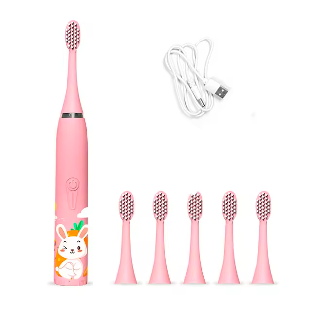 Veeway Kids Sonic Electric Toothbrush - 6 Head Replacements | Shop ...