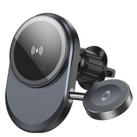 Wireless 2 in 1 Strong Magnet Air Outlet in-Car Holder Charger For Car ...