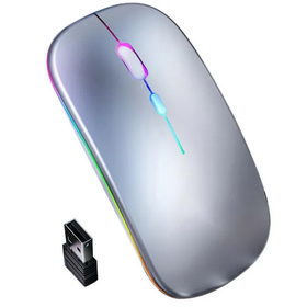 Rechargeable - Slim - Silent - RGB LED Wireless Mouse | Shop Today. Get ...
