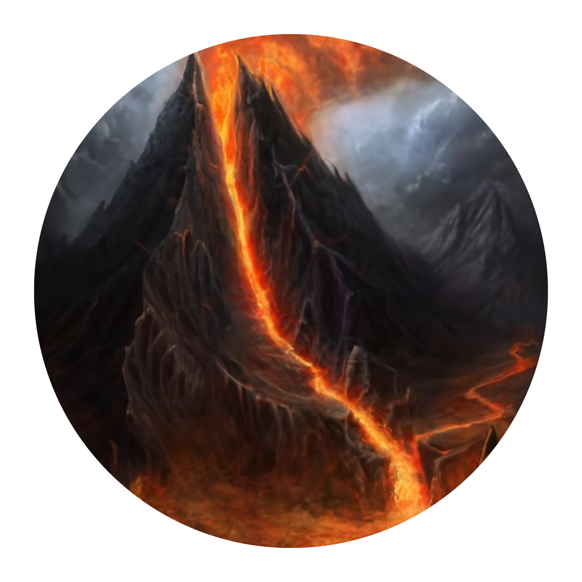 Volcano - Custom printed mousepad | Shop Today. Get it Tomorrow ...