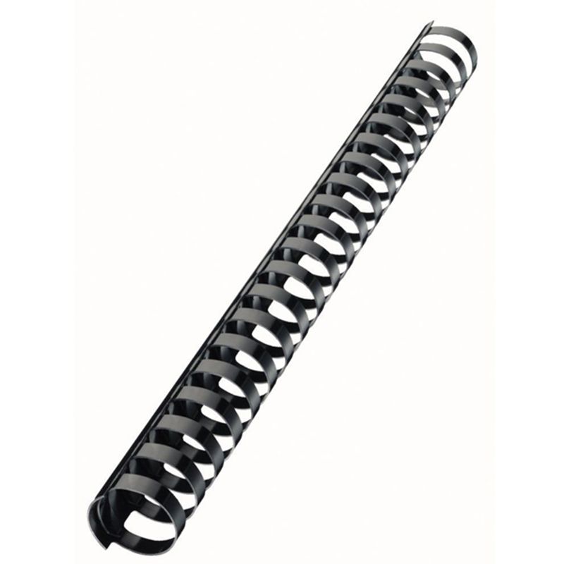 GBC: 14mm 21 Loop PVC Binding Combs - Black (100 Pack) | Buy Online in ...