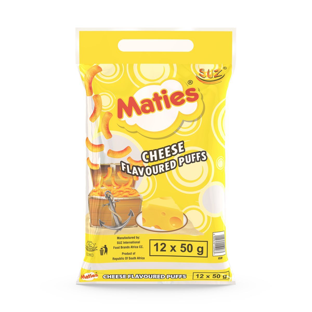 Maties Cheese Flavored Puffs - 12 x 50g | Buy Online in South Africa ...