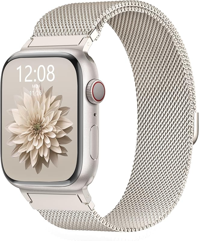 Metal Milanese Loop Compatible with Apple Watch Band38/40/41/42mm ...
