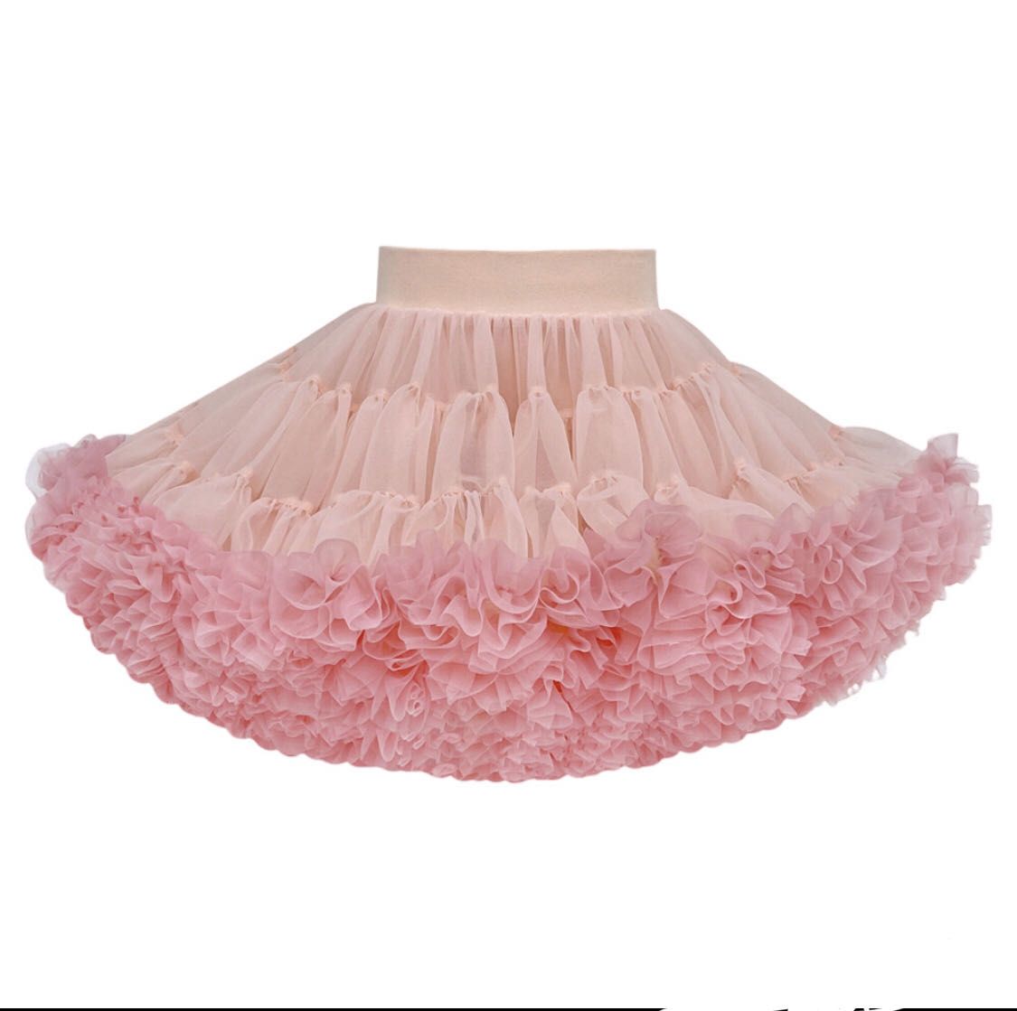 Girls Tutu Fluffy Skirt Elastic Vest Short Tulle Ballet Skirt (1-10 ...