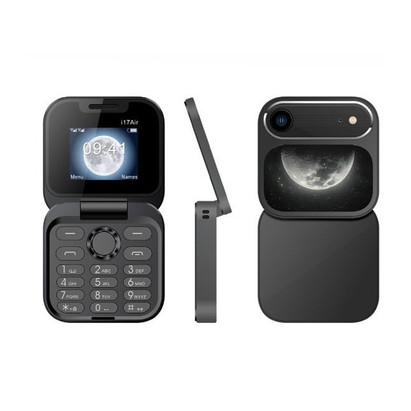 Mini Foldable i17 Air Mobile Compact Dual SIM 1.77-inch 2G Phone | Shop ...