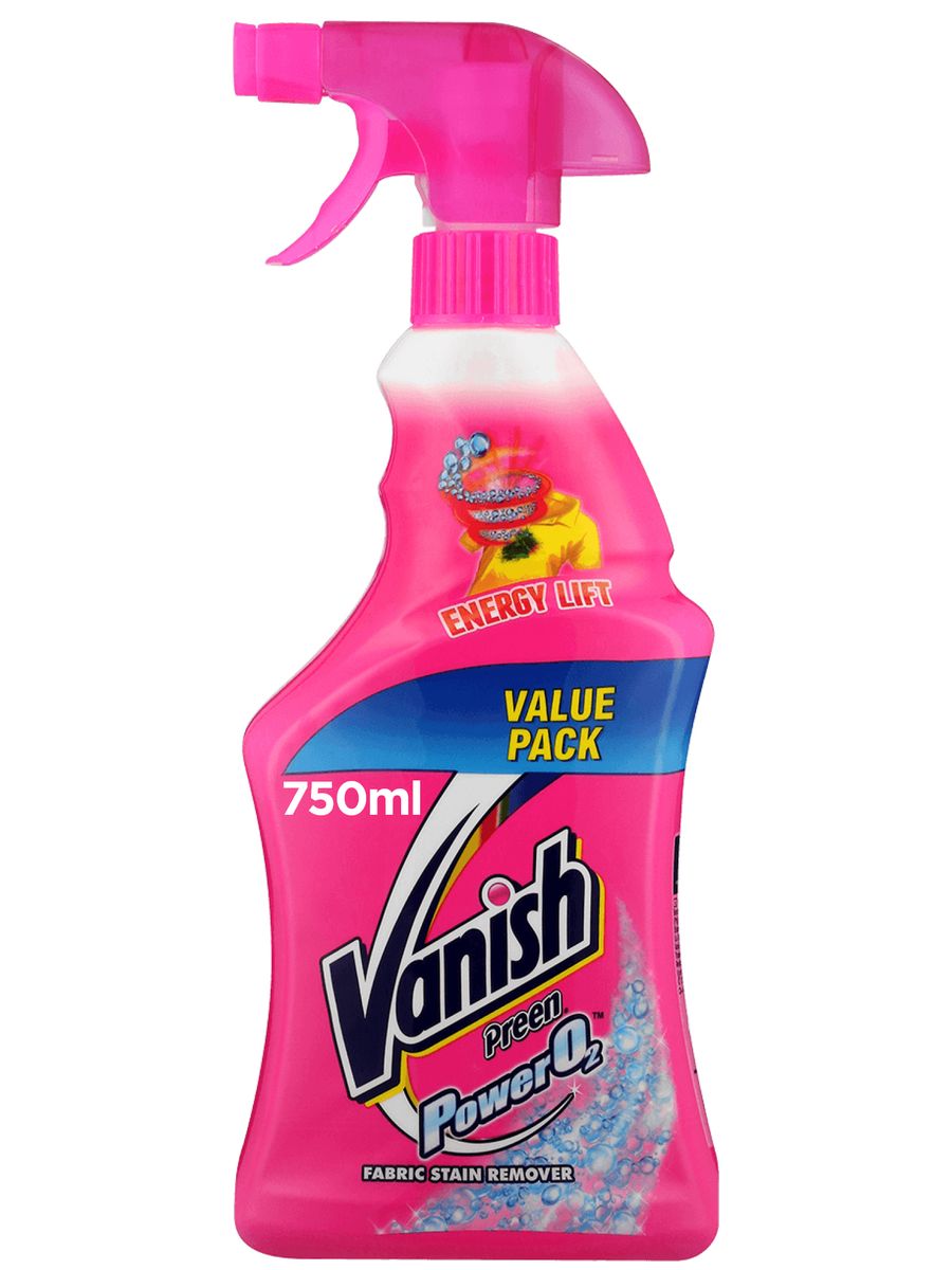 Vanish 750ml, Laundry Stain Remover, Power 02, Pre-Wash, Preen Spray ...