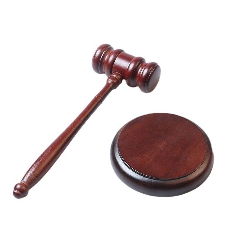 Courtroom Gavel Set | Wooden Judge Hammer&Sound Block for Mock Trial ...
