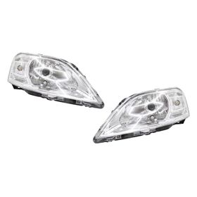 Replacement Headlights for Nissan NP200 2009 Facelift - Set - Chrome ...