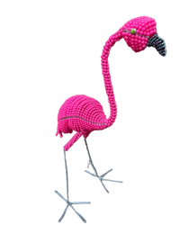 Bead and Wire Pink Flamingo - Outdoor Decor - Medium - Handmade | Shop ...