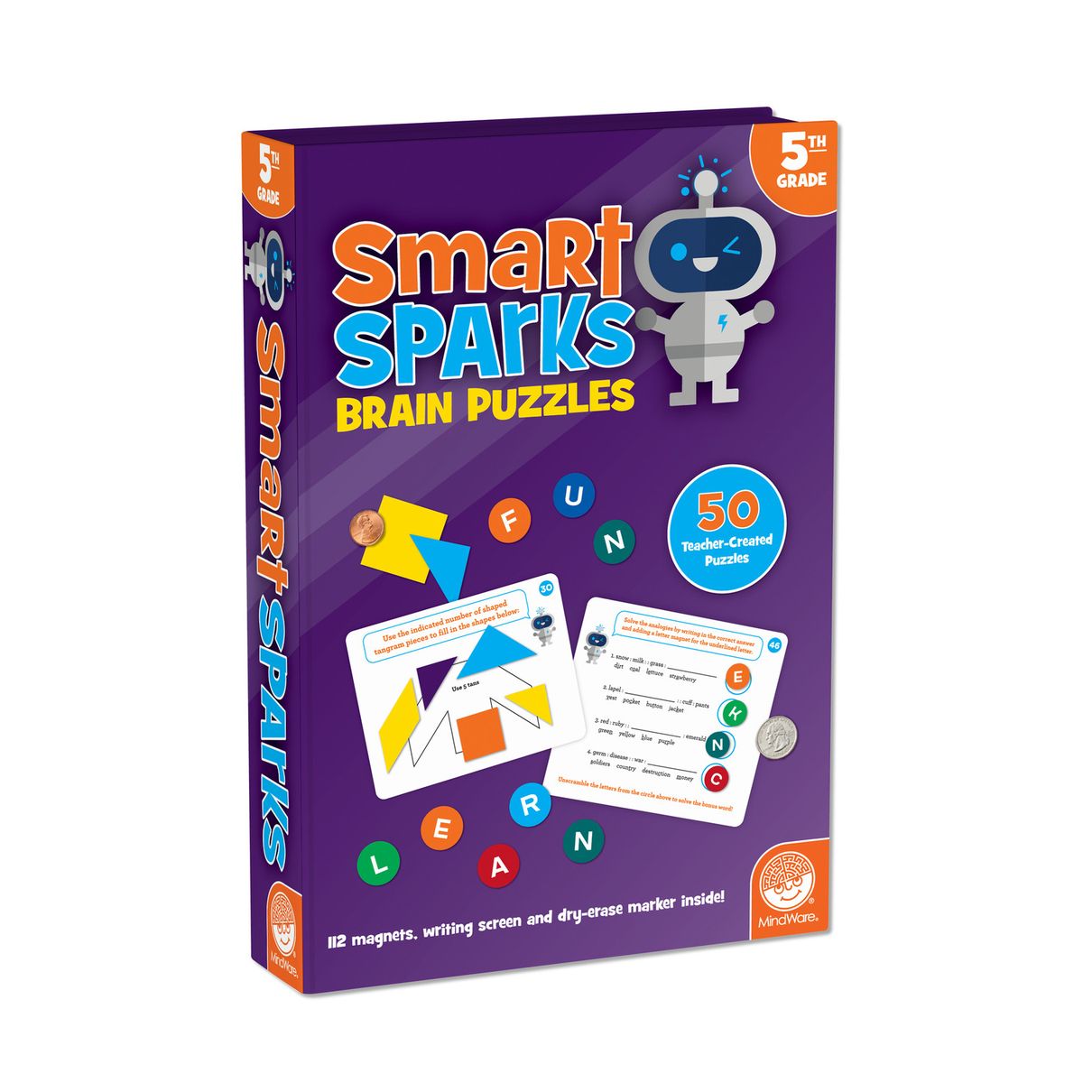 Mindware Smart Sparks Brain Builder Puzzles Grade 5 | Shop Today. Get ...