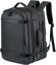 Waterproof Business Travel Backpack Capacity Expandable Black | Shop ...