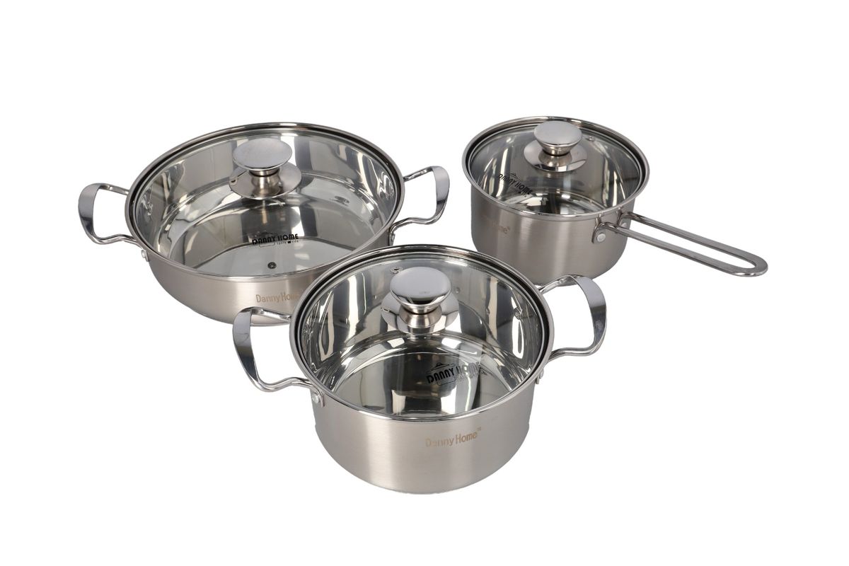 Danny home Stainless Steel Cookwarel - 6 Piece Set | Shop Today. Get it ...