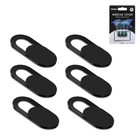 Topika - Webcam/Camera Cover Slide Set, 6/3 x Plastic Ultra Thin ...
