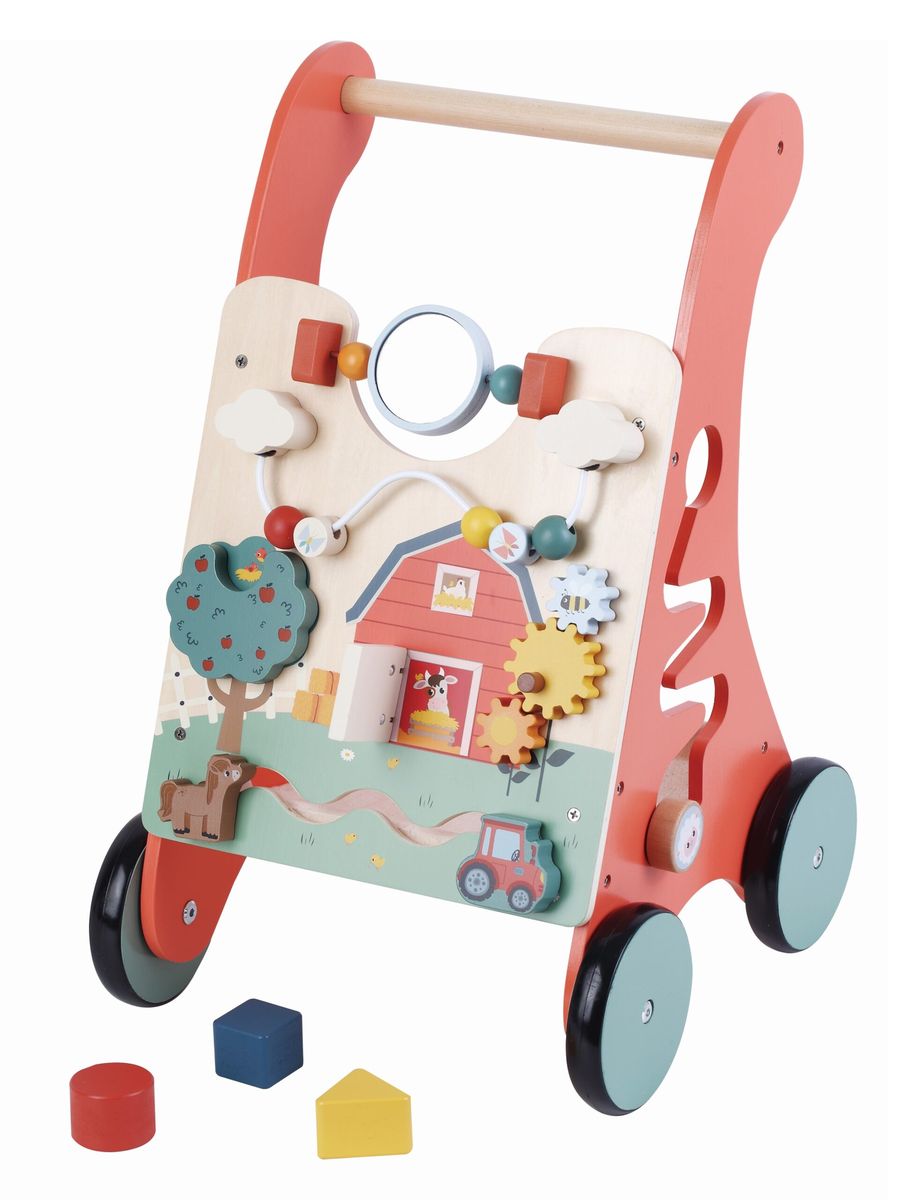 Zookabee Wooden Activity Walker with Multi Busy Boards - Farm | Shop ...