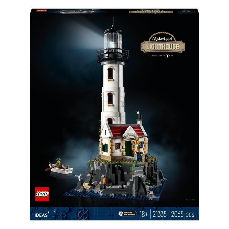 LEGO® Ideas Motorised Lighthouse 21335 Building Toy Set for Adults ...
