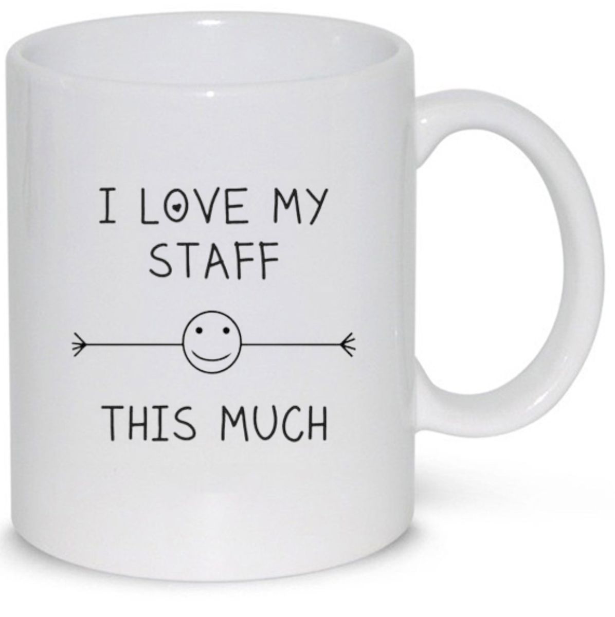 I Love My Staff This Much Birthday Christmas Boss Office Manager Gift ...