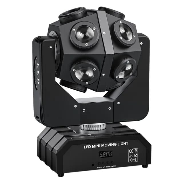 RGBW 4in1 Led Ball Moving Head 360 degree Fast Rotate Party Stage Light ...