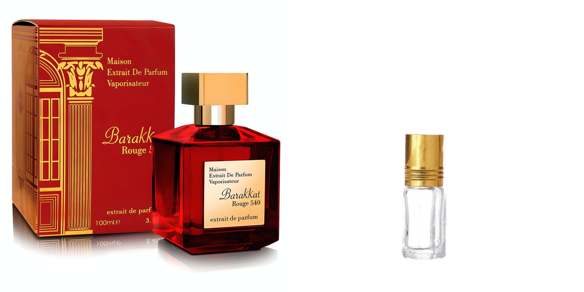Barakkat Rouge Extrait de Parfum - 100ml + Perfume Oil Gift | Shop ...