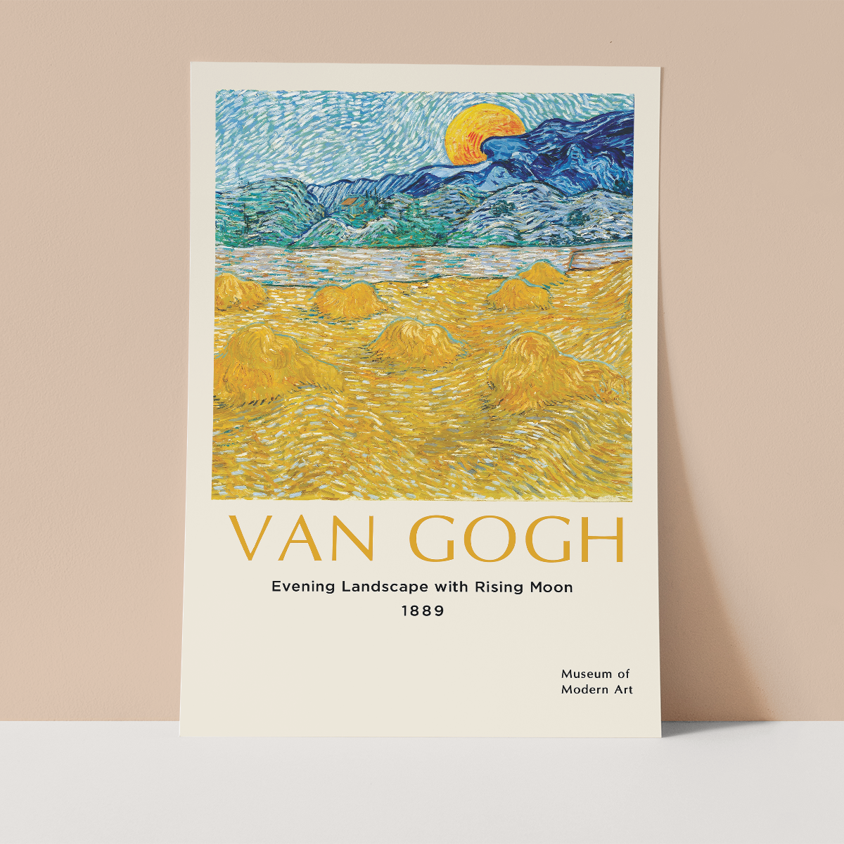 Vincent Van Gogh Evening Landscape Wall Print | Shop Today. Get it ...