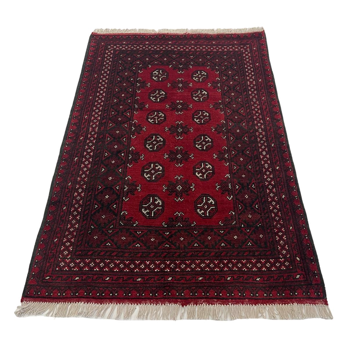 Red Afghan Carpet - 146 x 100 cm | Shop Today. Get it Tomorrow ...