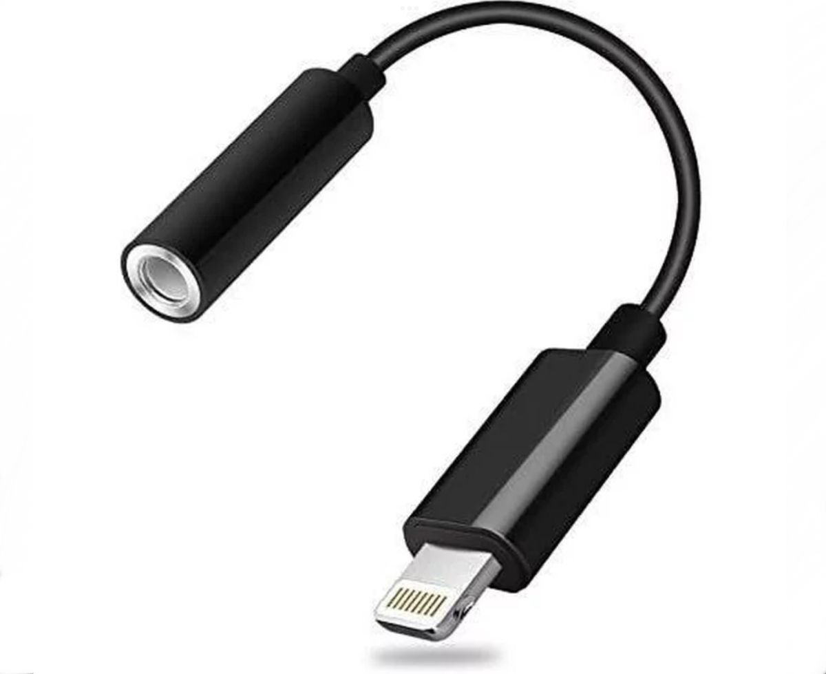 Aux 3.5mm To IPhone (lighting) Audio Converter Adapter - Black | Shop ...