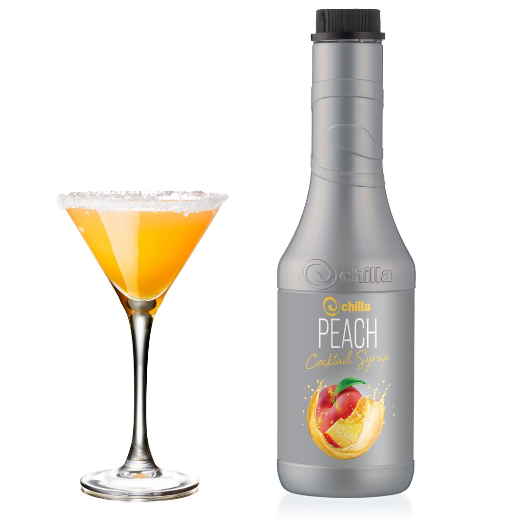 Chilla Peach Cocktail Syrup 1lt Peach | Syrup | Fruit | Coffee ...