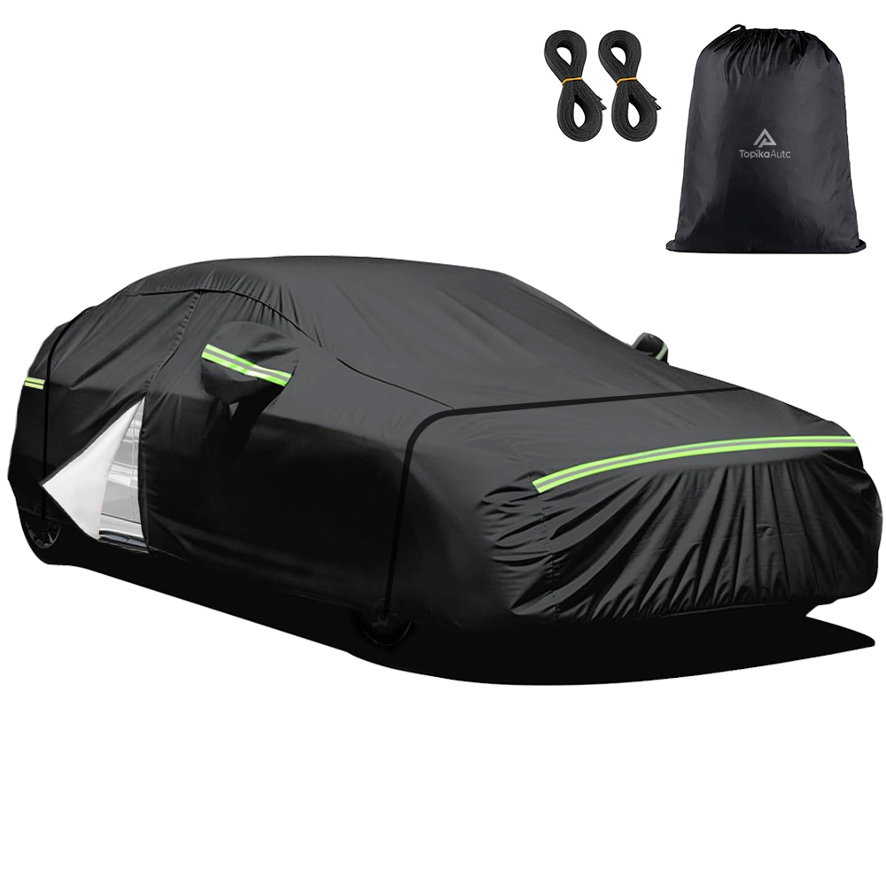 TopikaAuto 10-Layer Car Cover Waterproof All Weather SUV Hatchback ...