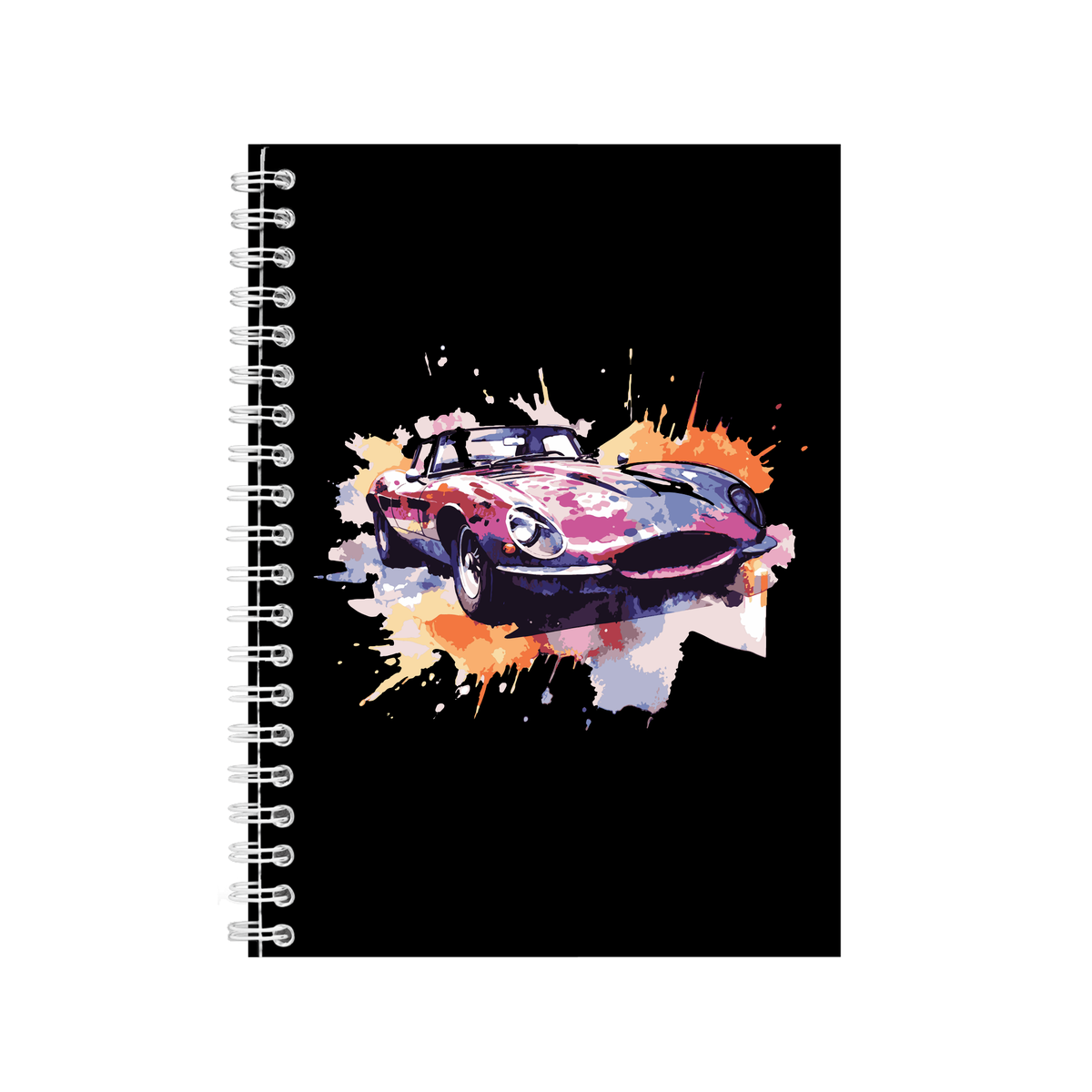 Sports Car 18 Lovers A5 Notebook for Men Trendy Graphic Design Present ...