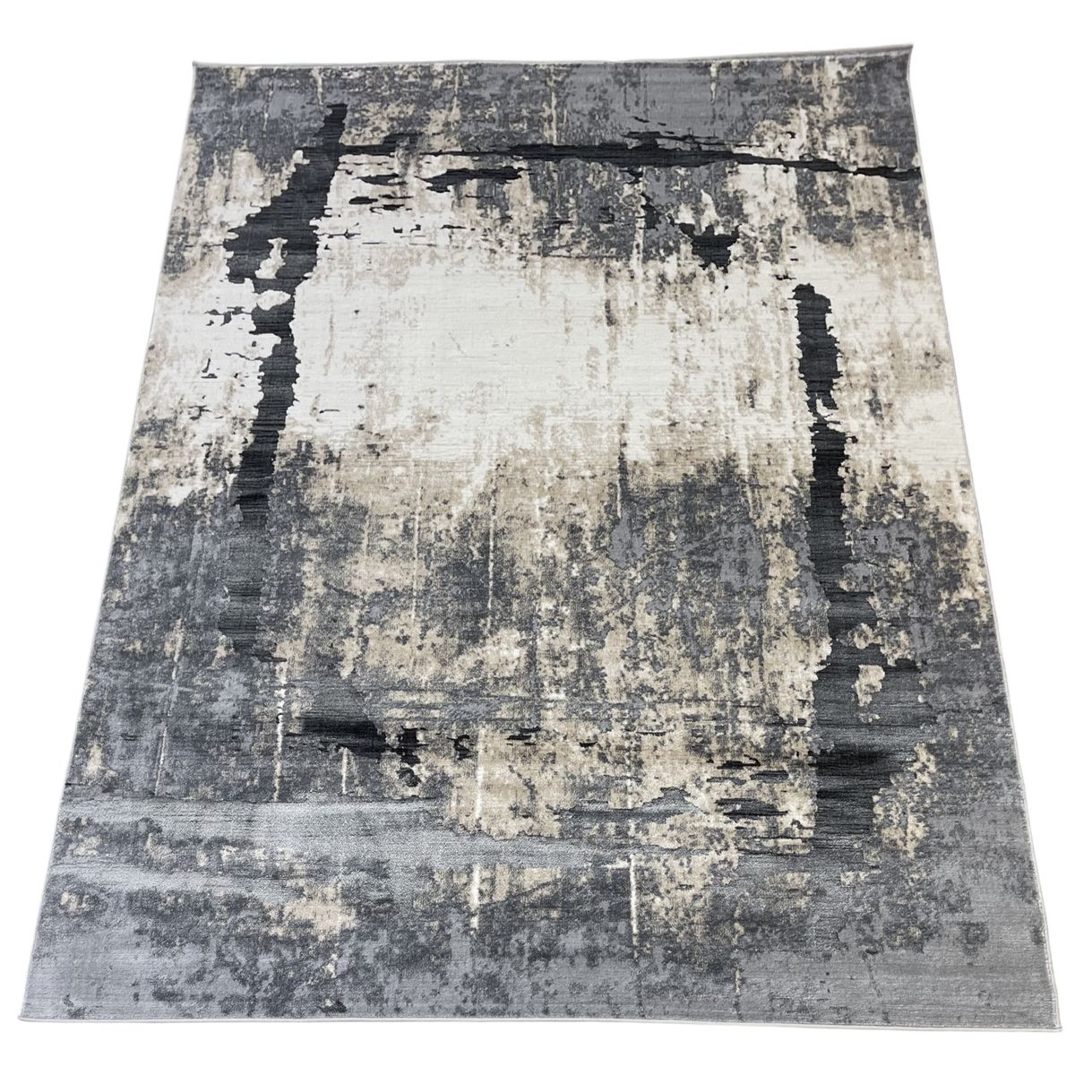 Royal Rugs - Classic Grey Brown Abstract Area Rug - 290 x 200 cm | Shop ...
