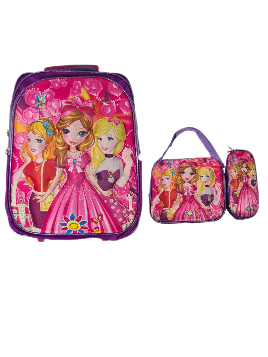 Trolley Travel Schoolbag For Girls - 3 Piece Set | Shop Today. Get it ...