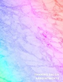 Tanning Salon Appointments: Cute marble client schedule diary With ...