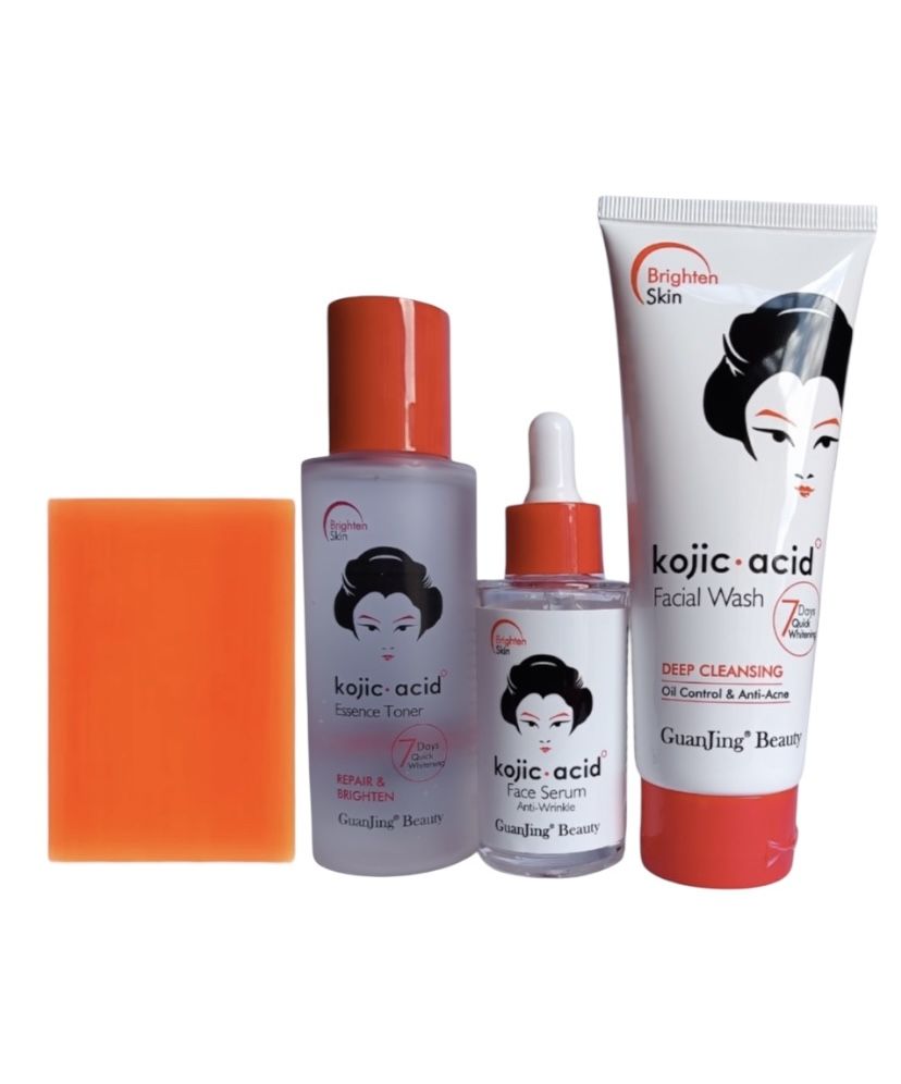 Guanjing Beauty Kojic Acid Skin Care 4 Piece Set | Shop Today. Get it ...