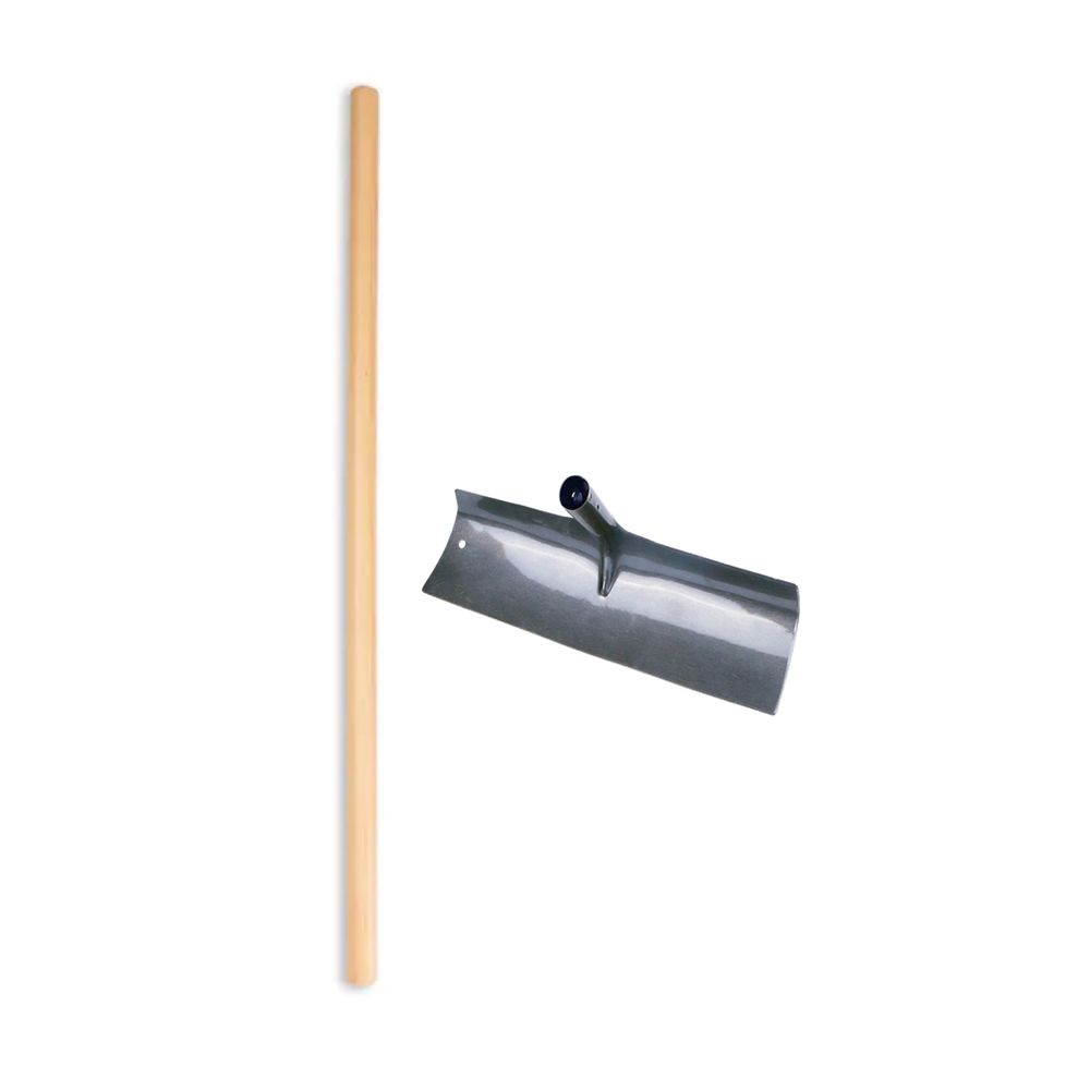 Garden Multifunctional Iron Concrete Rake With Wooden Rod -13.5cm ...