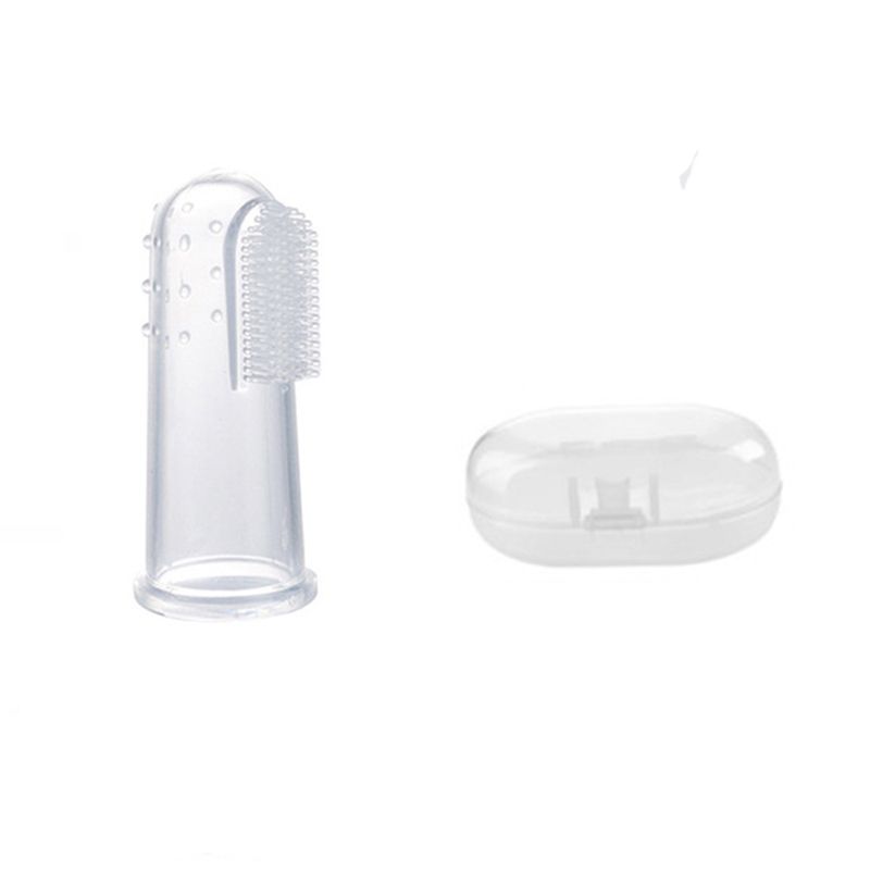 Baby Finger Toothbrush Oral Cleaning Teeth Care Tooth Brush with Box ...