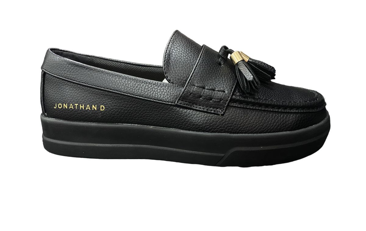 Jonathan D - J Tassel PU Mens Slip-On Black Loafers | Shop Today. Get ...