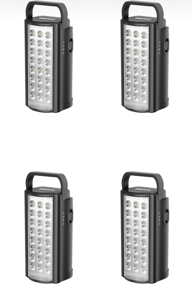 Super Bright Rechargeable LED Lantern Light Powerful Super Bright x 4 ...