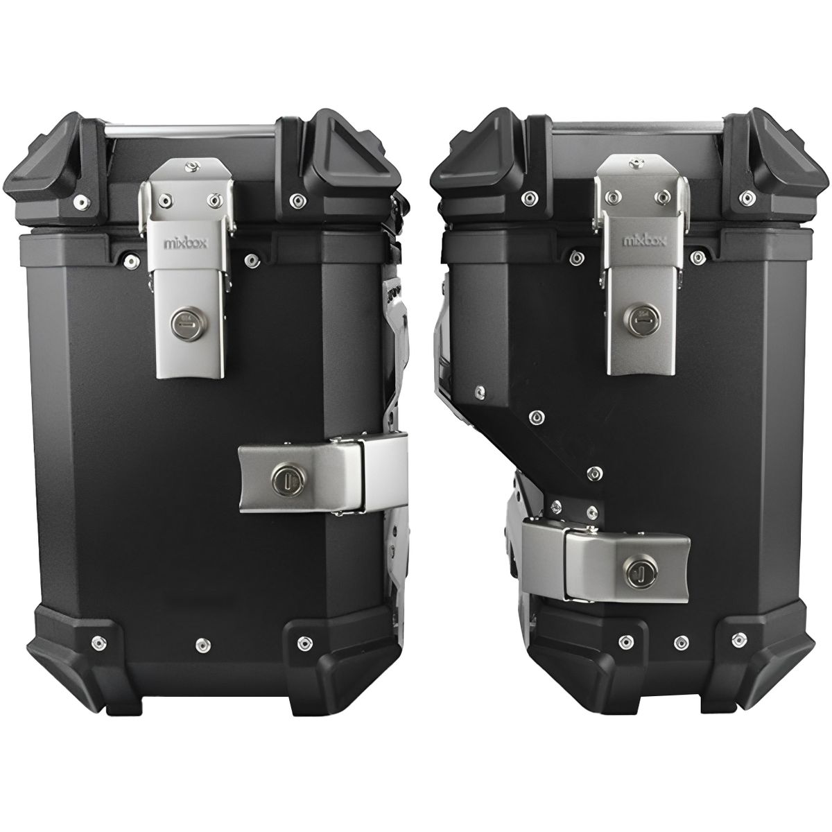 MixBox 38L Luggage Alloy Motorcycle Right Exhaust Side Case Waterproof ...
