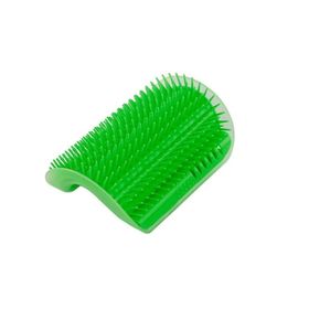 Cat Corner Grooming Wall-Mounted Scratcher with Catnip Face Comb ...