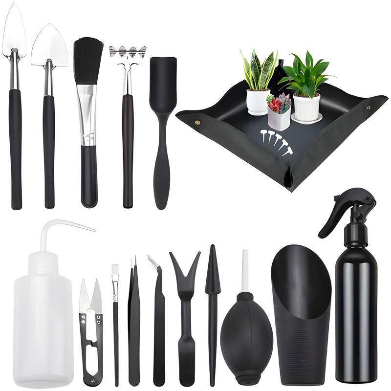 21 Pieces Succulent Planting Tool Set Mini Transplanting Gardening ...