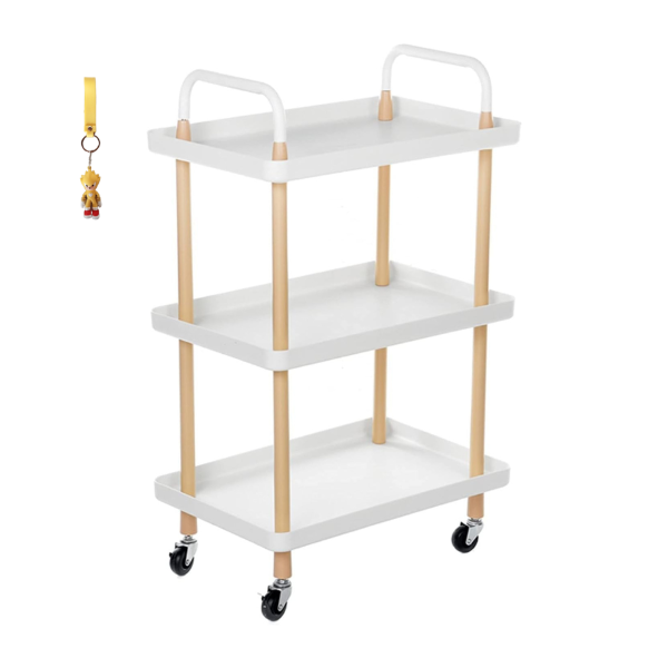 3 Shelves Stylish Rolling Push Cart | Shop Today. Get it Tomorrow ...