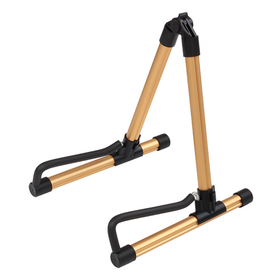 Foldable Guitar Stand Guitar Holder Tripod Stringed Instrument-Gold ...
