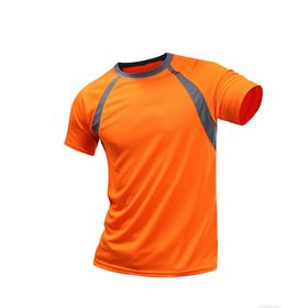 Sports T Shirts gym Unisex Short Sleeve quick Dry Tops Breathable Basic ...
