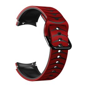 Arrow Pattern Strap For Samsung Galaxy Watch 4/5/6/7 - Red/Black | Shop ...