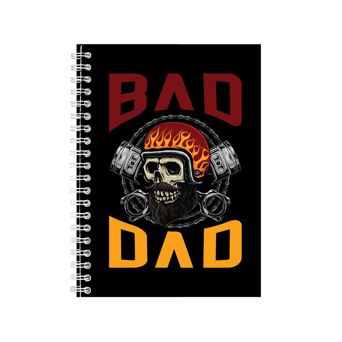 Bad Dad Notebook Biker Gift Idea A5 Notepad 145 | Shop Today. Get it ...